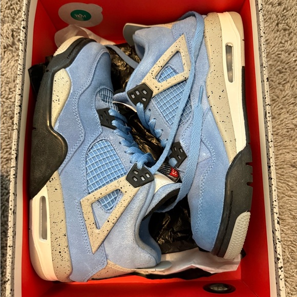 Jordan | Shoes | Jordan Air 4 Retro Gs In Blue And Black | Poshmark